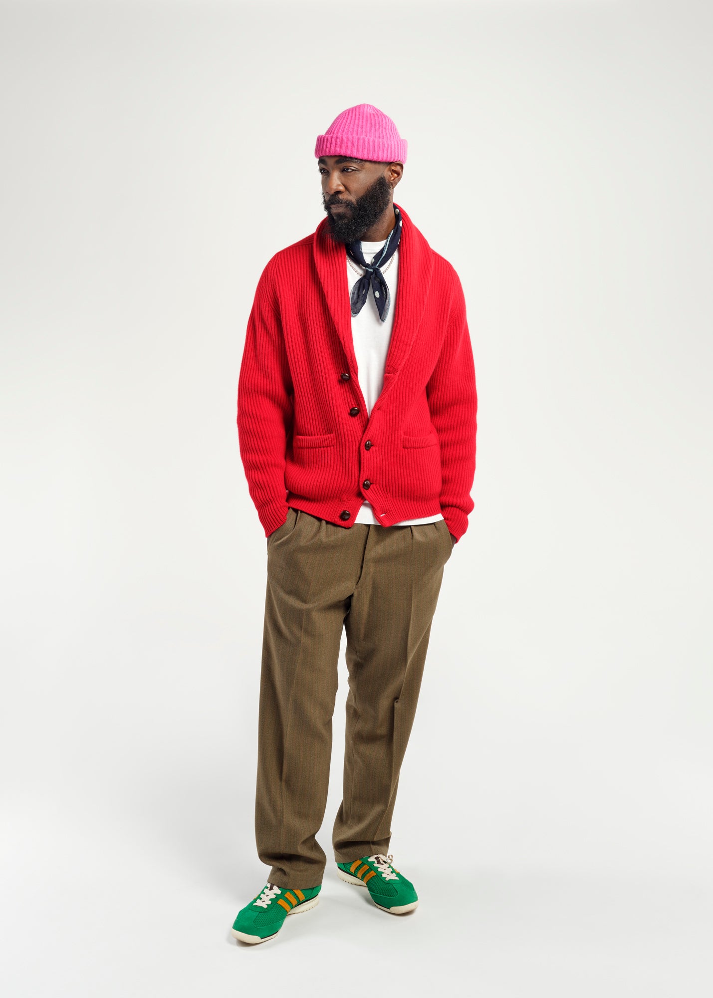 THE KENNEDY CARDIGAN | CARDINAL – crimson-cashmere